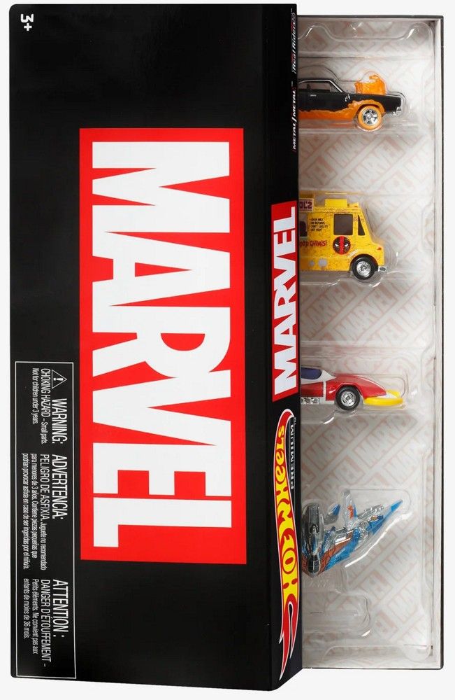 Hot Wheels Marvel Premium 4-Pack