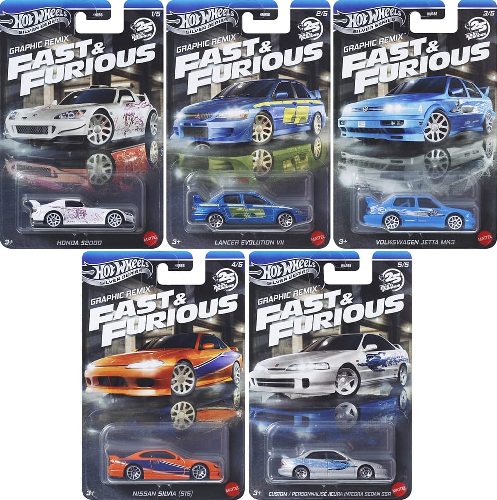 Hot Wheels 2025 Fast & Furious: Graphic Remix