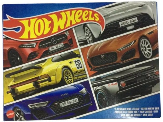 2023 Hot Wheels European 6-Car Basic Box Set
