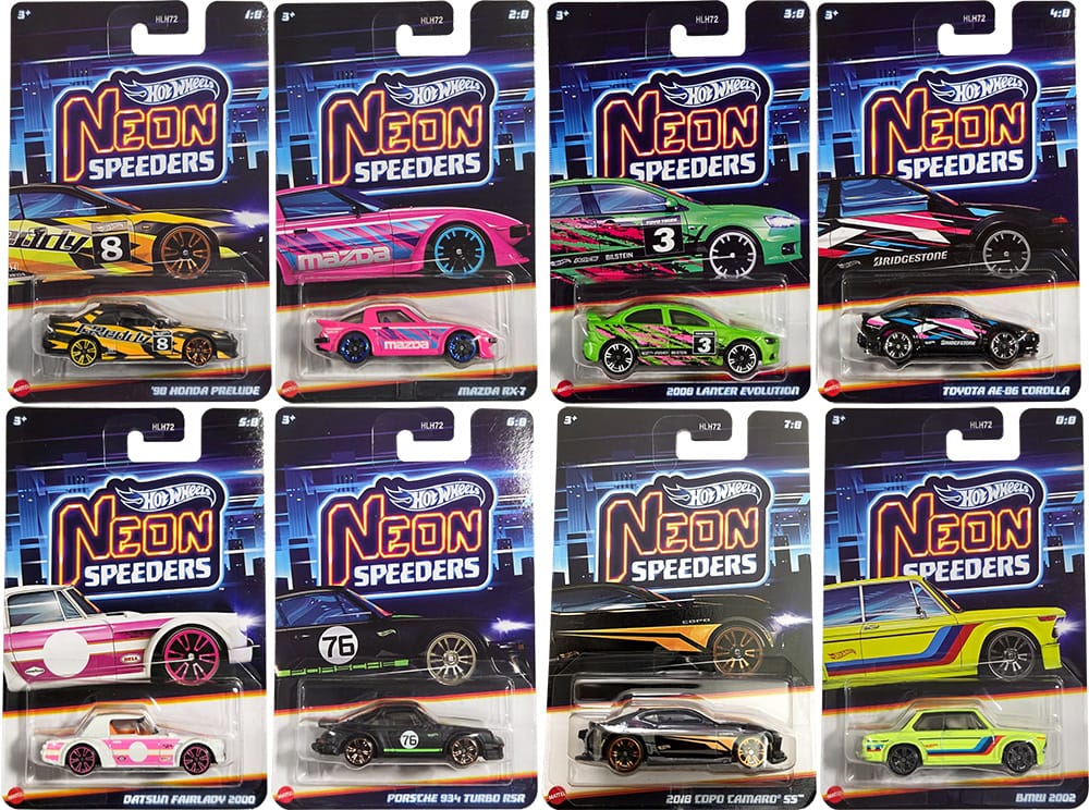 2025 Hot Wheels Neon Speeders