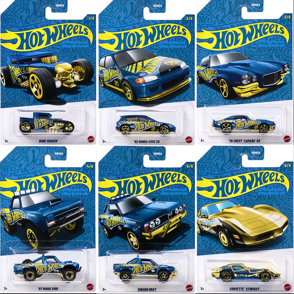 Hot Wheels 57th Anniversary Series - Mix 1
