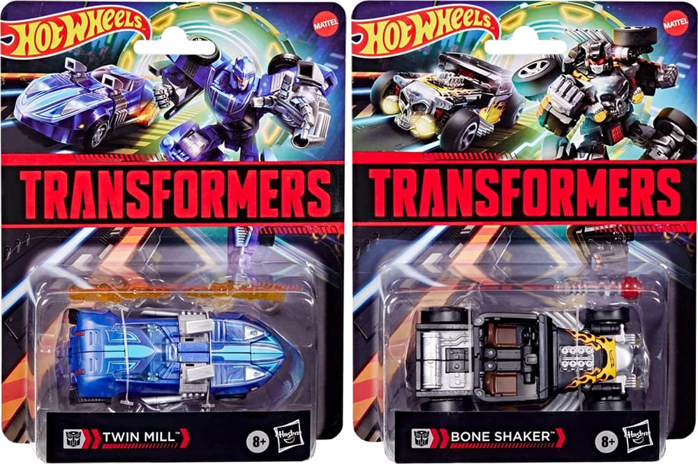 Hot Wheels x Transformers Bone Shaker & Twin Mill