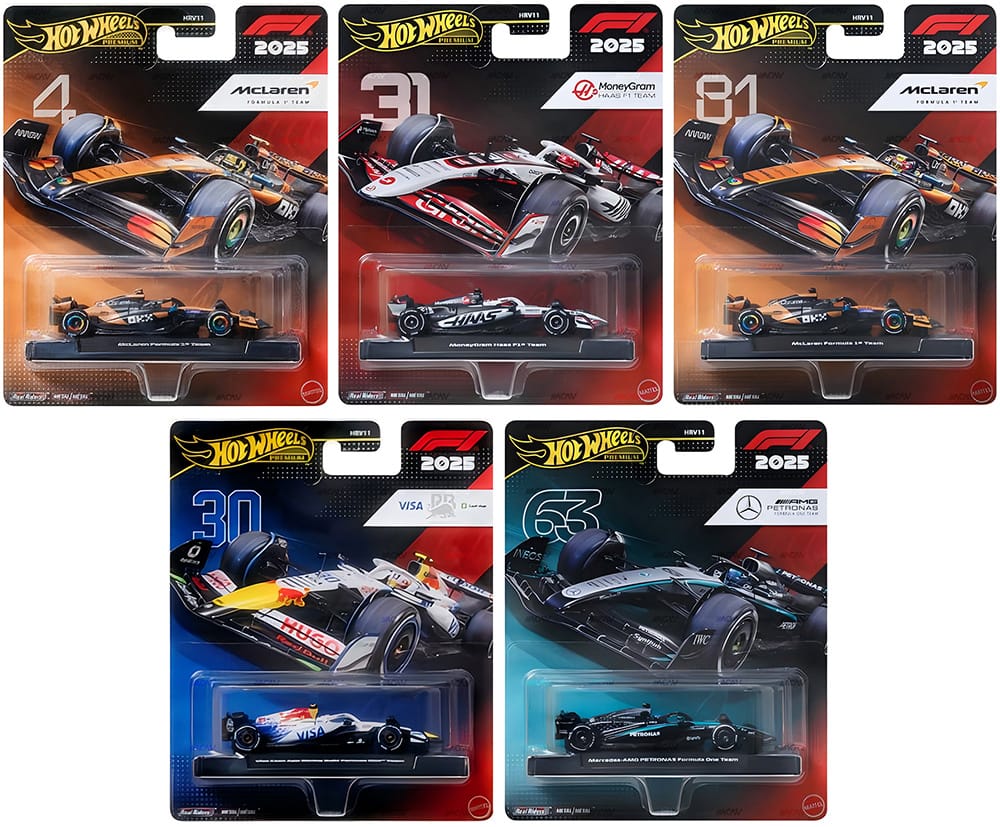 Hot Wheels Premium Formula 1 2024 - Mix 1