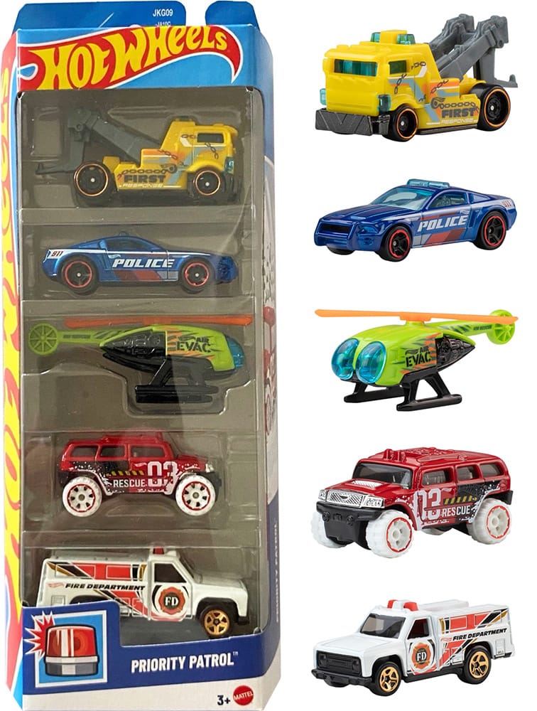 Priority Patrol - Hot Wheels 2026 5-Pack