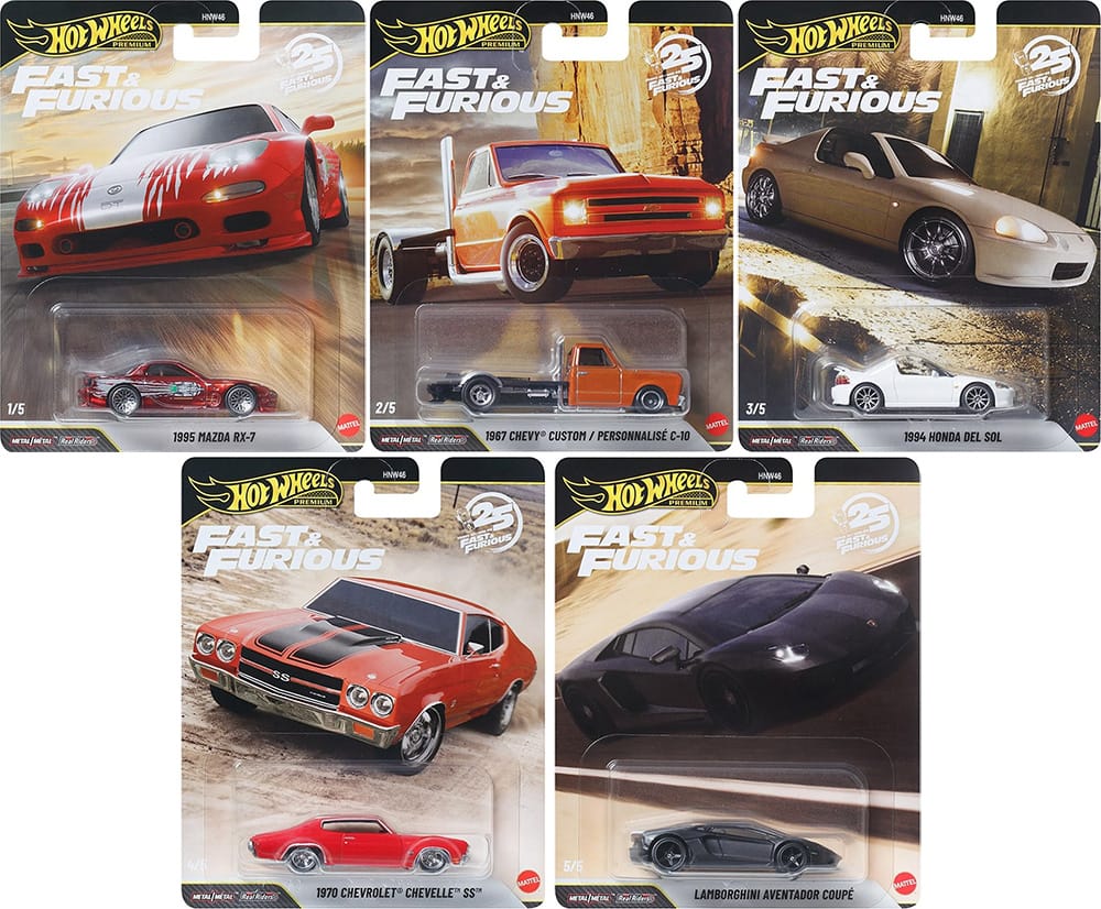 Hot Wheels 2025 Fast & Furious Premium - Mix 4
