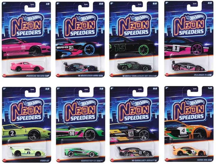 2025 Hot Wheels Neon Speeders