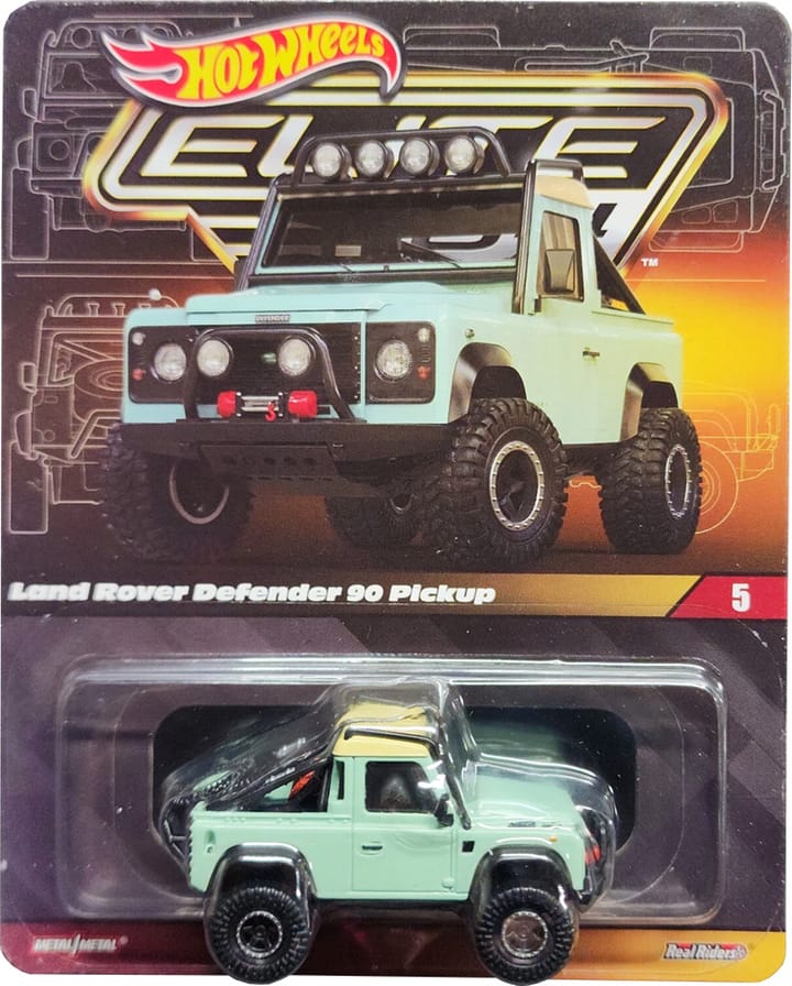 Elite 64 Land Rover Defender 90 Pickup - Hot Wheels Giveaway