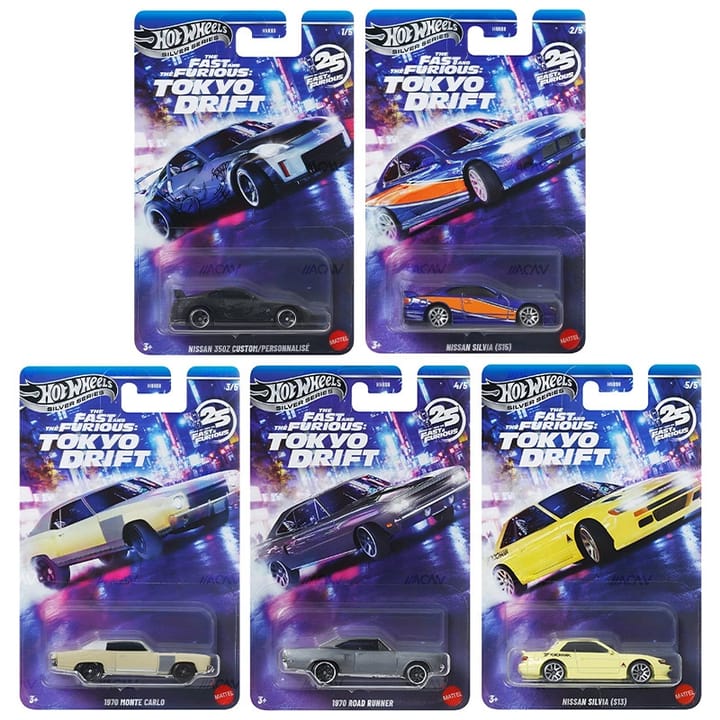 Hot Wheels Fast & Furious: Tokyo Drift Box Set